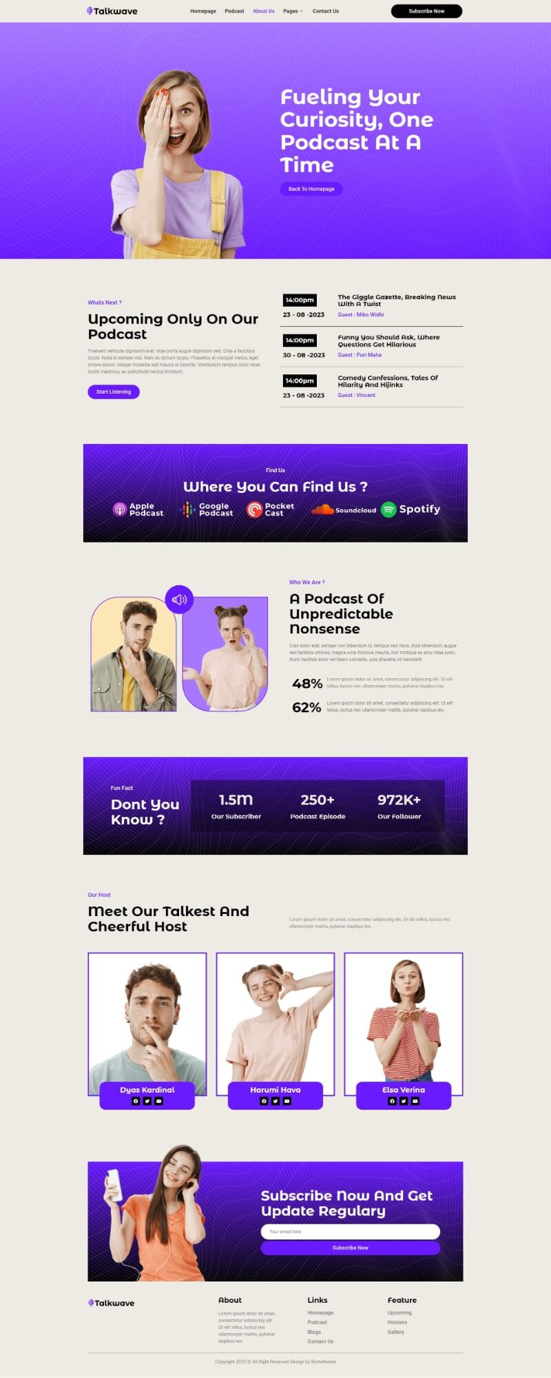 Talkwave - Podcaster Elementor Template Kit by Rometheme | ThemeForest